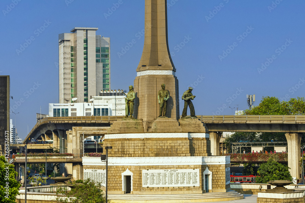 Photo & Art Print the victory monument erected to commemorate the Thai ...