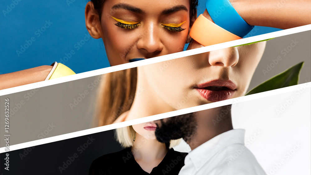 Screens 3Frames Transitions 01 Stock Template | Adobe Stock