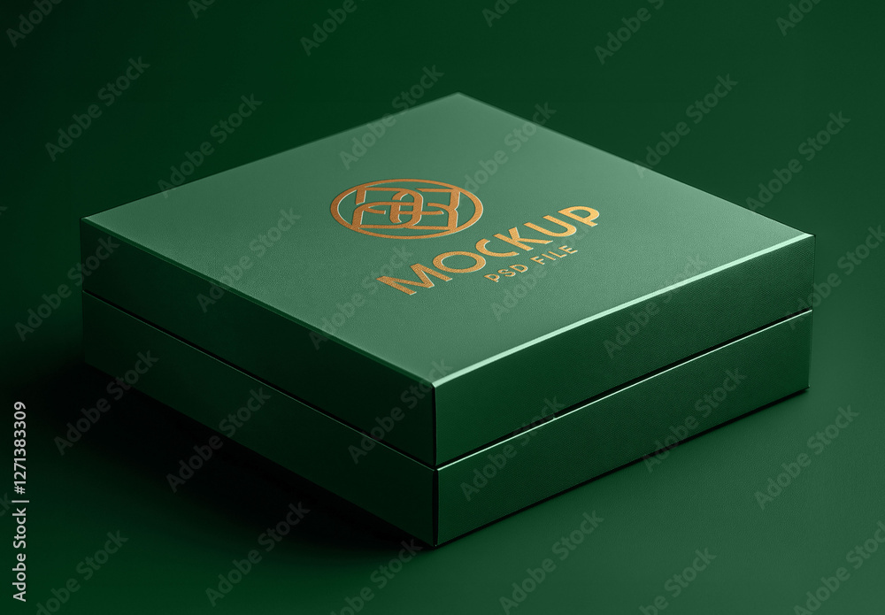 Premium Box Mockup for Luxury Brands Generated With AI Stock Template ...