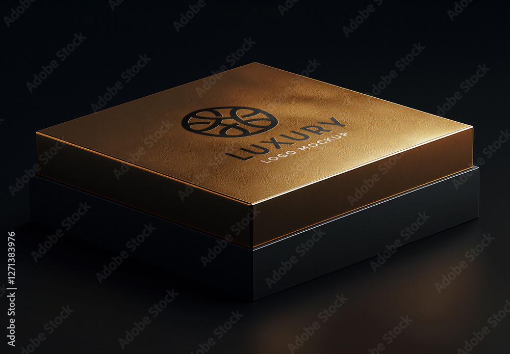 Premium Box Mockup for Luxury Brands Generated With AI Stock Template ...
