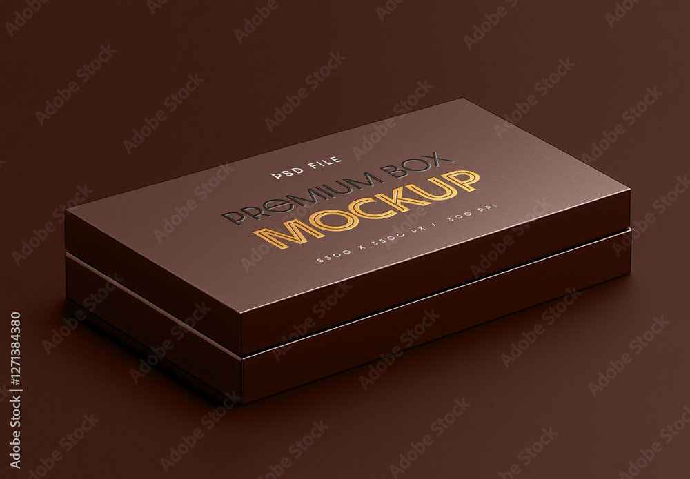 Premium Box Mockup for Luxury Brands Generated With AI Stock Template ...