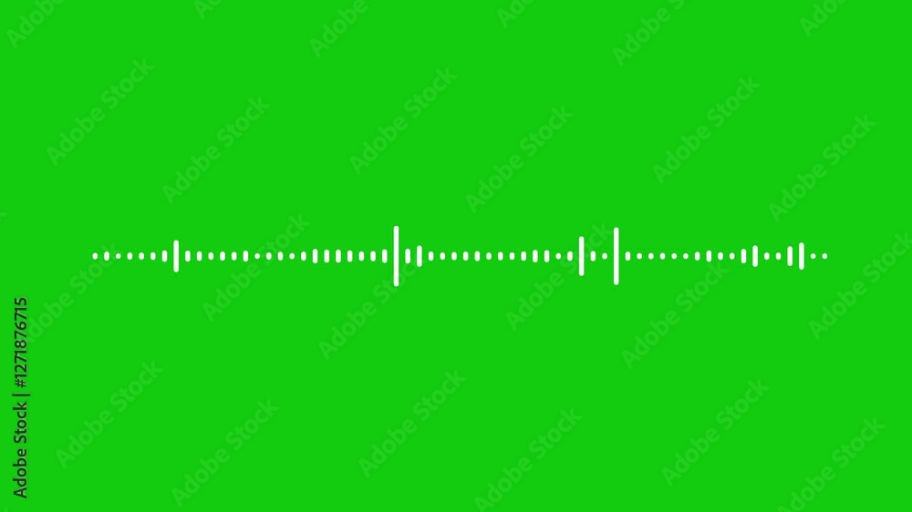 audio bar, spectrum form white video footage of audio visualizer on ...