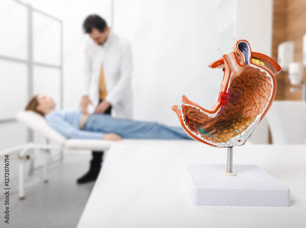 Poster Gastroenterologist consultation, treatment of stomach diseases ...