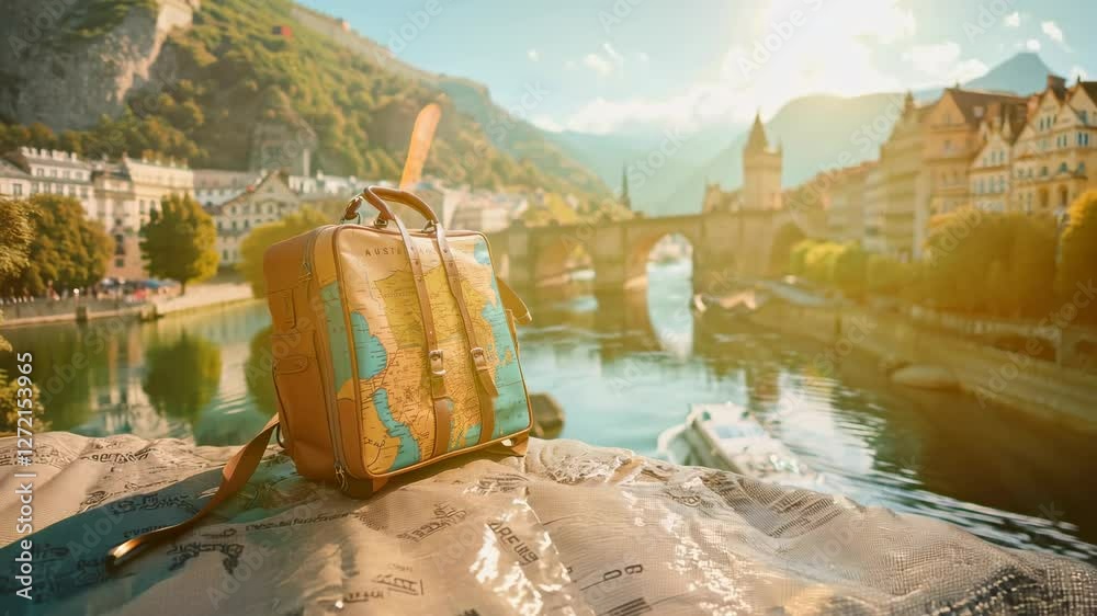 Expeditionary voyage: traveler's journey, unknown destinations, road ...
