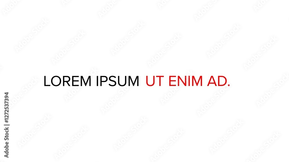 Line By Line Text Animation Stock Template | Adobe Stock