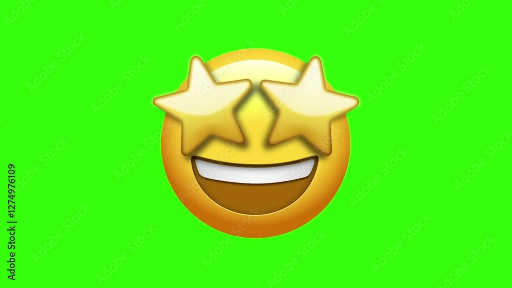 funny emotion poses with movement and with a green screen background. # ...