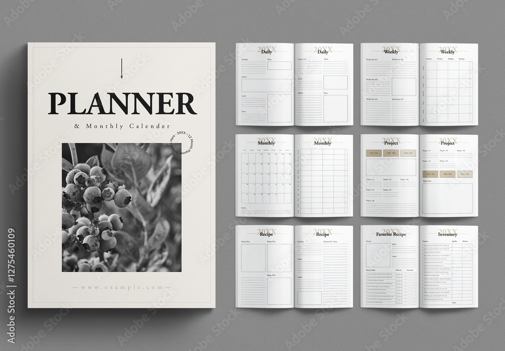 Planner Template Stock Template | Adobe Stock