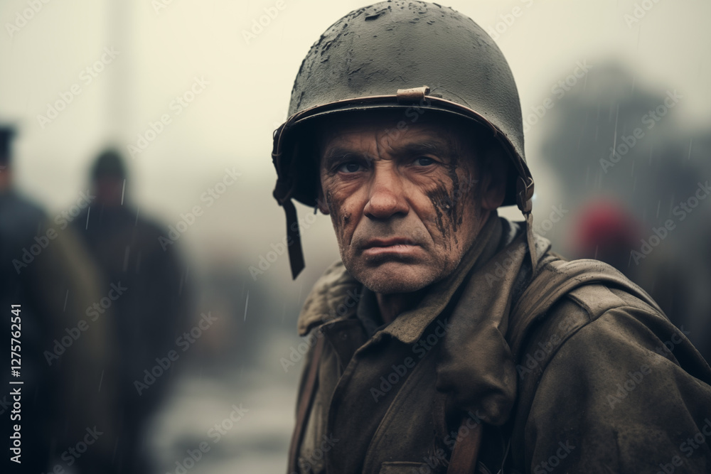 Poster Soldier During World War II : A Brave Combatant on the ...