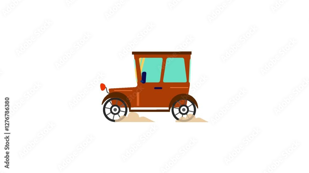 Car Animation 2d , Cartoon Car Alpha Channel Transparent Background 4K ...
