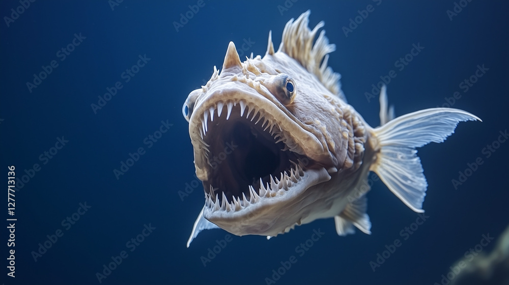 Poster Mysterious Depths: This captivating underwater shot unveils a ...