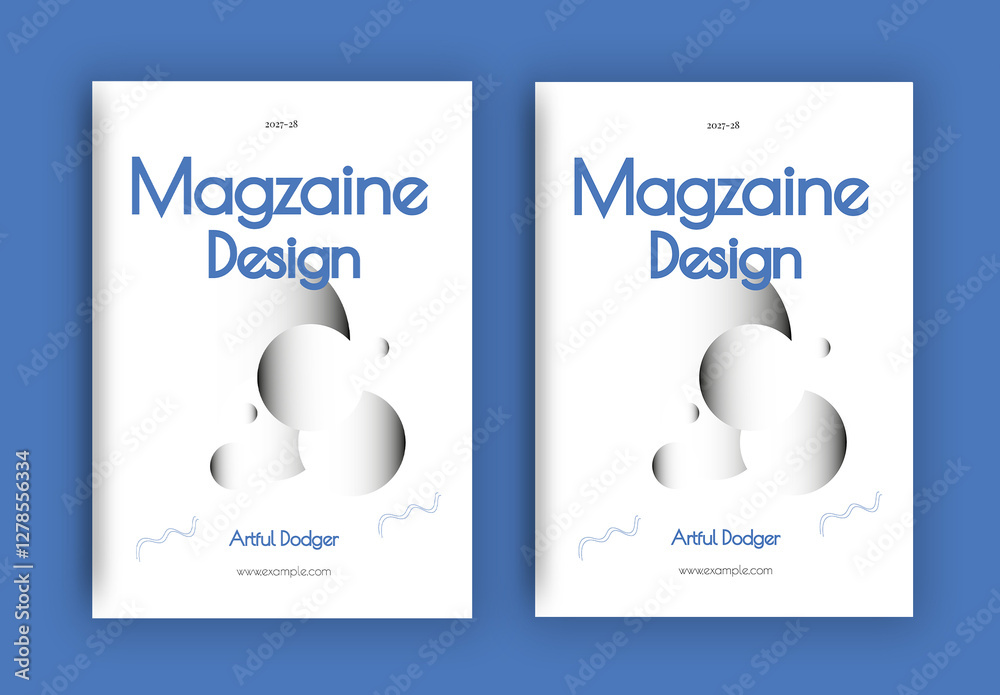 Magazine Cover Mockup Stock Template | Adobe Stock