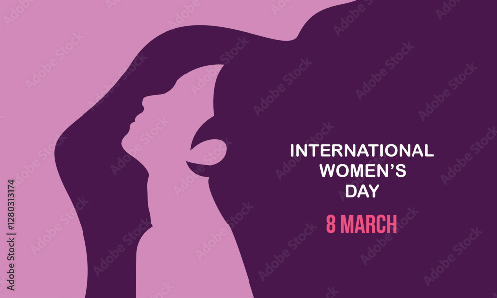 Poster happy international women day banner design – Wall Art | UkPosters