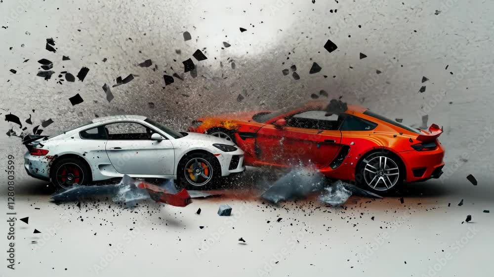 High-speed collision simulation reveals the dramatic effects and ...