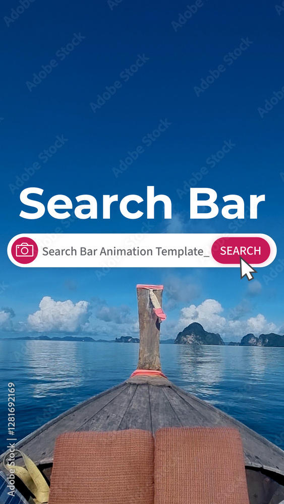 Internet Browser Search Bar Logo. Vertical Stories Opener for Social ...
