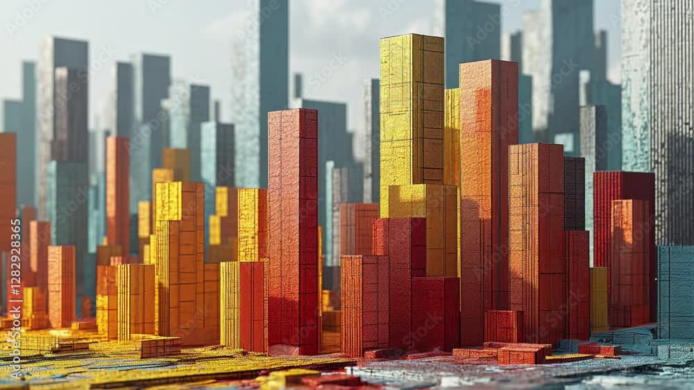 GDP or Gross Domestic Product Illustration with Economic Growth Column ...