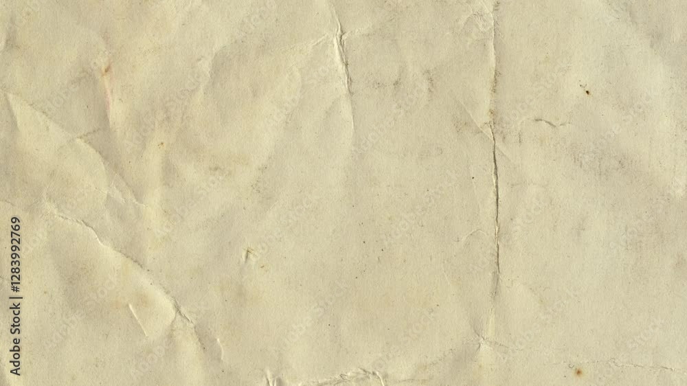 Crumpled paper animation,, white texture animation, black paper, old ...