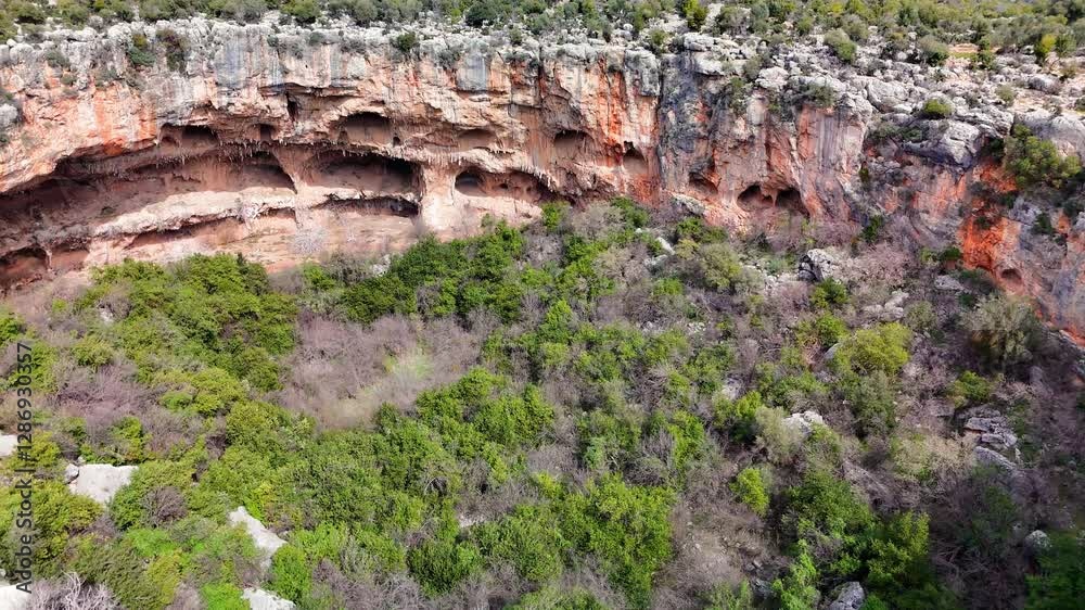 Multiple views of the cennet and cehennem sinkhole, a karst failure ...