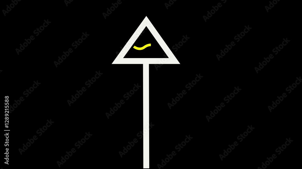 Vidéo Stock Traffic light Signals icon animation. Animation of a ...