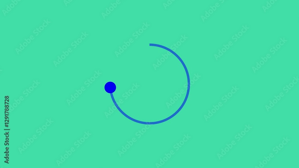 Dot with Circle Loading icon loop Loading Icon with a black background. loading animated dot ...