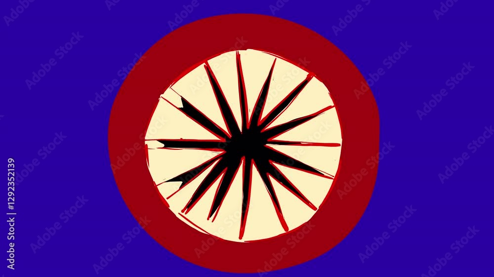 Cartoon animation of a leech in black water that bites. Stock animation ...