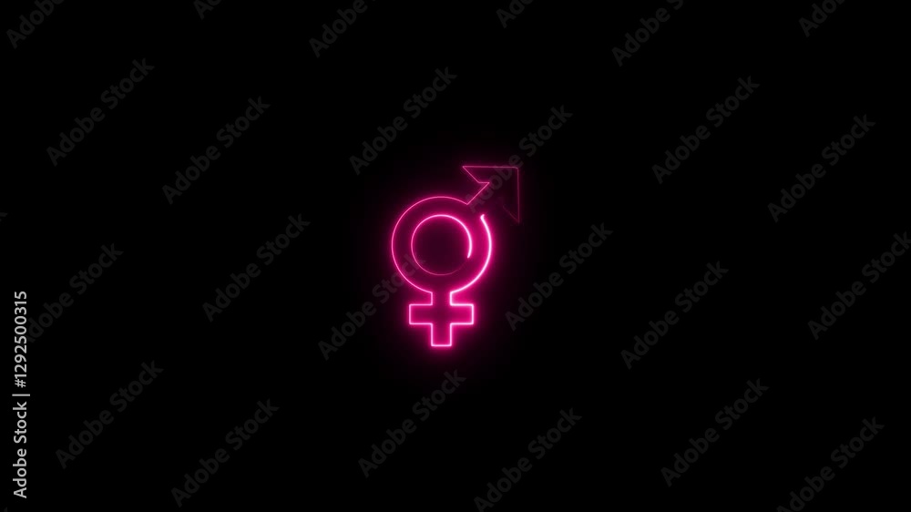 Male and female sign of gender equality icon .Third gender icon ...