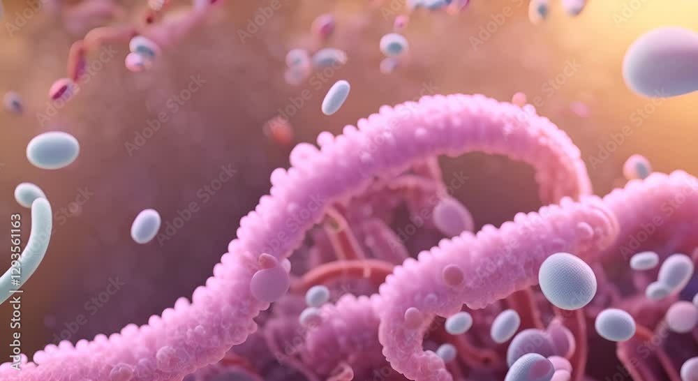 Stockvideon Micro bacterial Bacteria Colony Microbiome and Bacteria ...