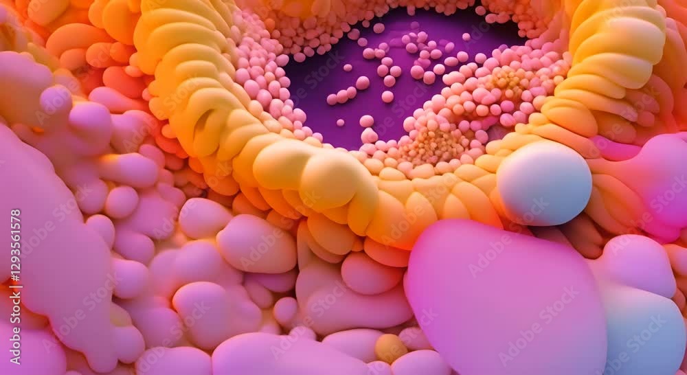 Video „Micro bacterial Bacteria Colony Microbiome and Bacteria inside ...