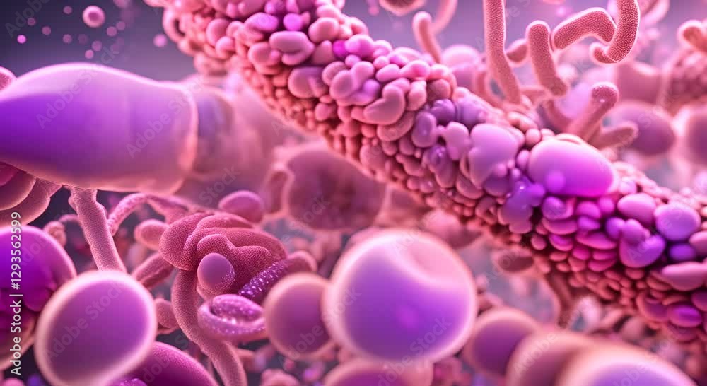 Video „Micro bacterial Bacteria Colony Microbiome and Bacteria inside ...