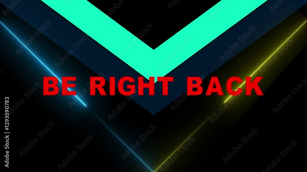 animated stream overlays, starting screen, offline screen, be right ...