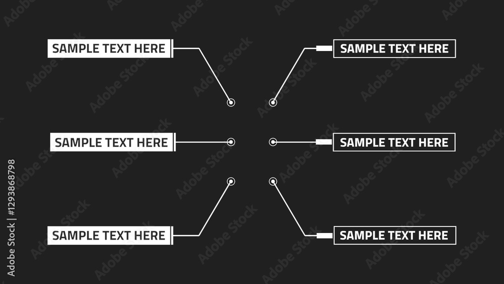 Call Out (Single Text Line) Stock Template | Adobe Stock