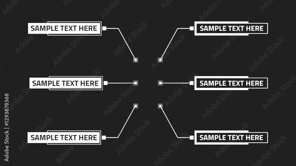 Call Out (Single Text Line) V2 Stock Template | Adobe Stock