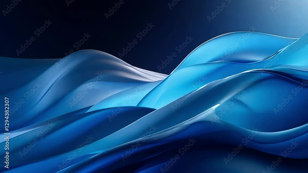 Current 3D digital sound waves or data transfer process. Abstract ...