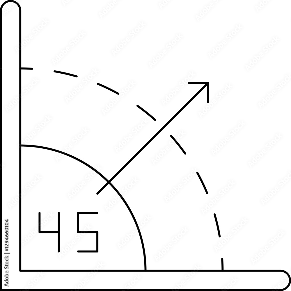 Poster Angle icon single vector illustration – Wall Art | UkPosters