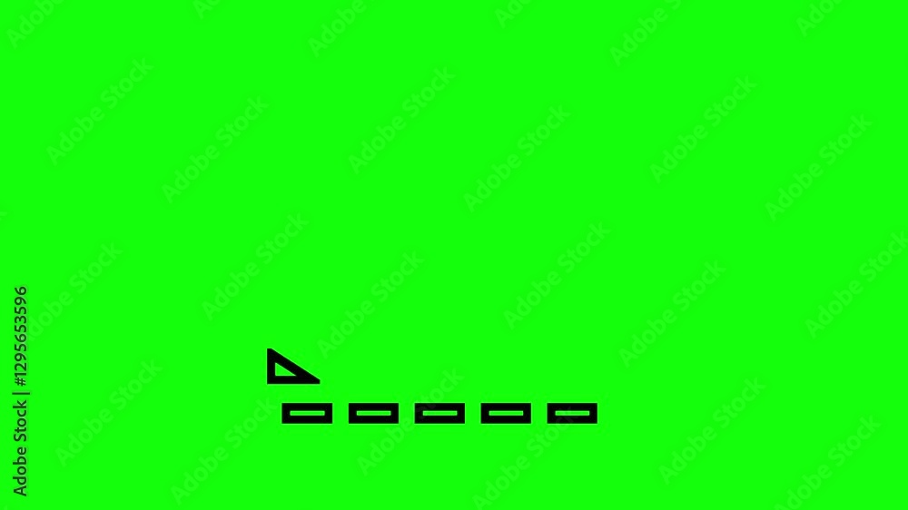 Infographic growth 2D animation. Increase sales in business outline ...