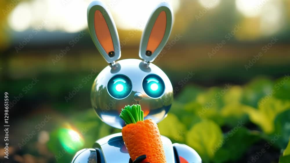 Here is a robot bunny with one of her yy looks. Robot bunny. The tubs ...