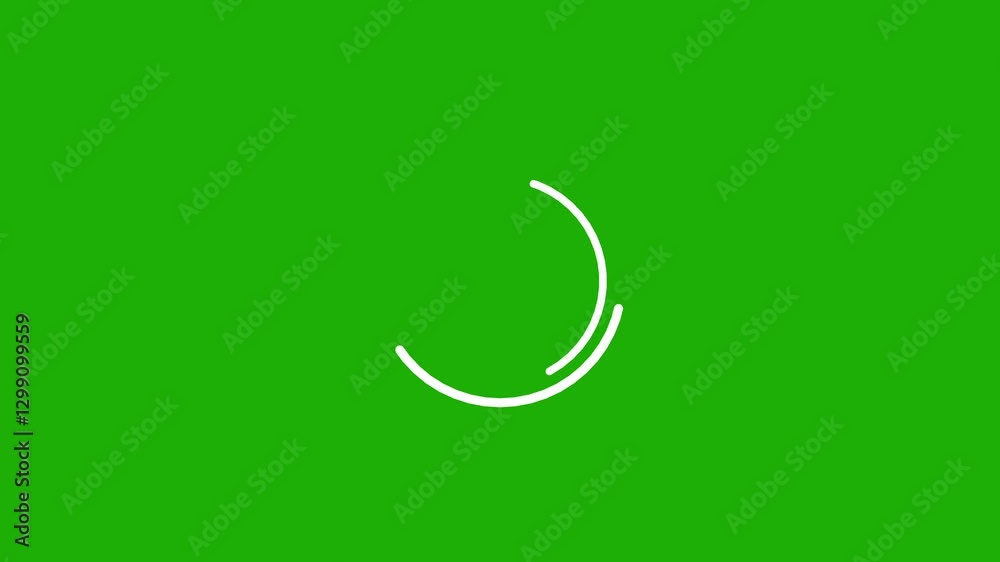 Loopable Circle Highlight Animation in 4K – Colorful Neon Circular Path ...