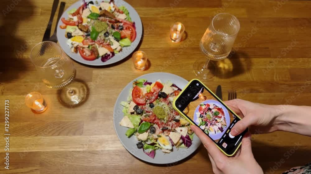 Artistic food photography for social media, capturing delicious meals ...