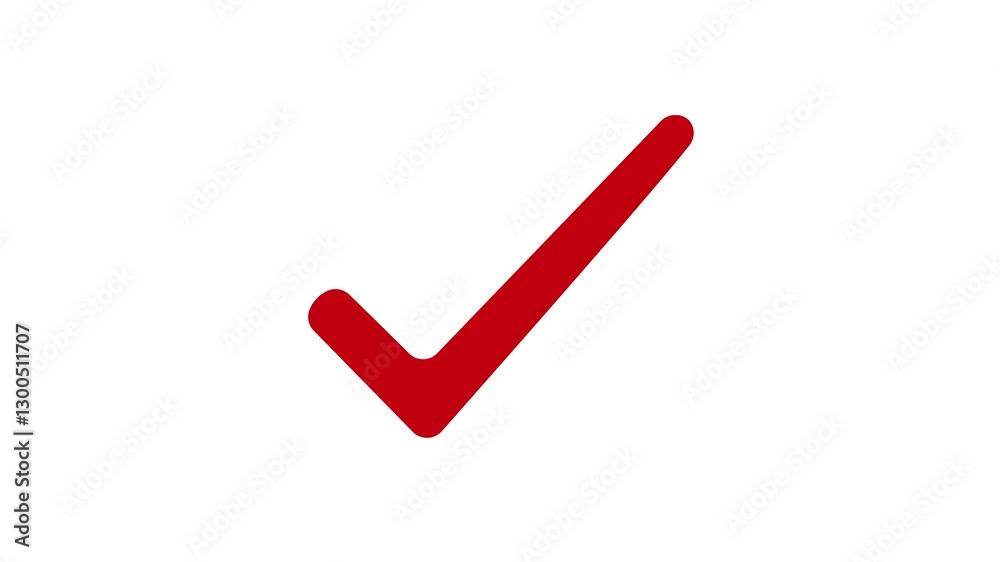 verify complete check mark sign, approved, checkmark animation, select ...
