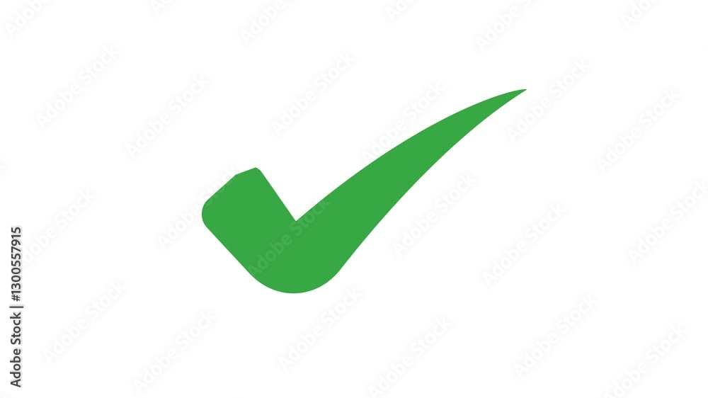 check mark sign, verify complete sign, approved, checkmark animation ...