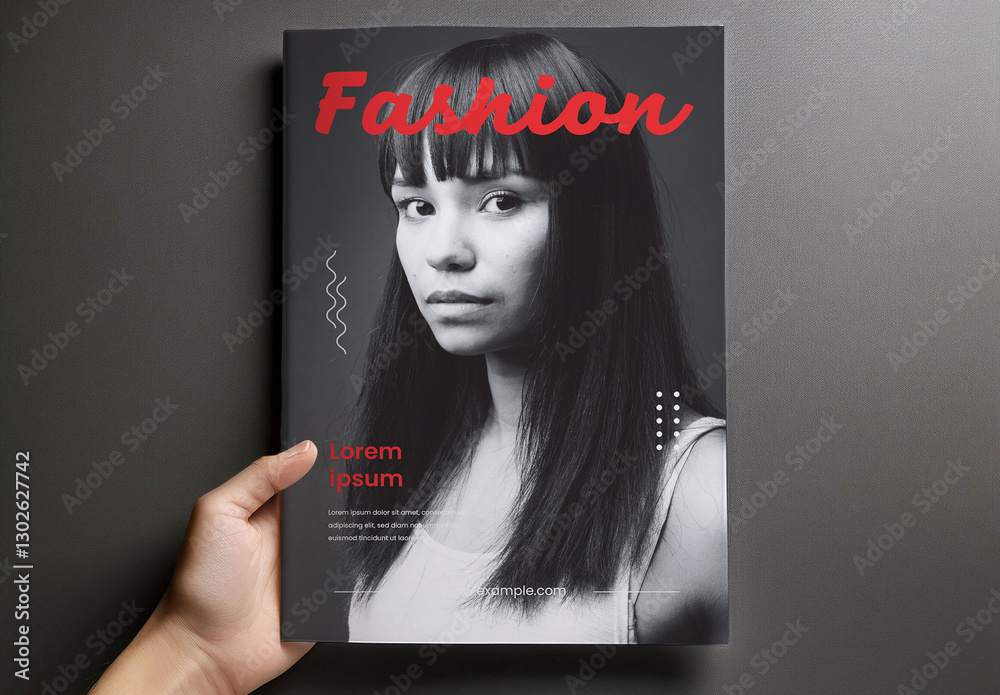Magazine Cover Mockup Stock Template | Adobe Stock