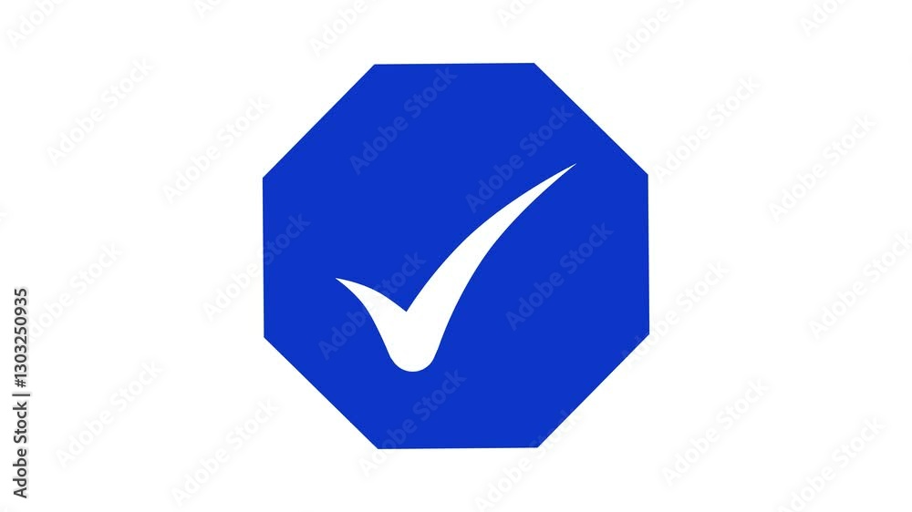 Tick check mark check button icon, Check mark icon symbol, abstract ...