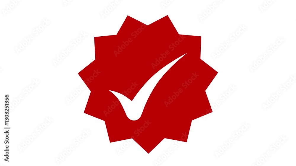 Tick check mark check button icon. Check mark icon symbol, abstract ...