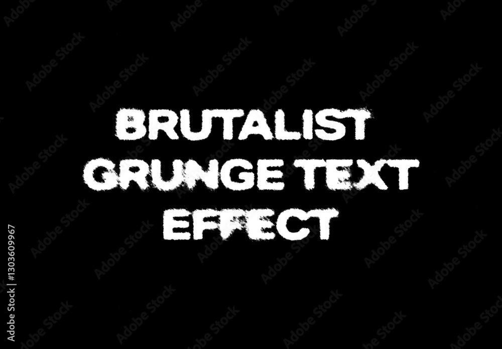 Rough Print & Distressed Text Effects Stock Template | Adobe Stock