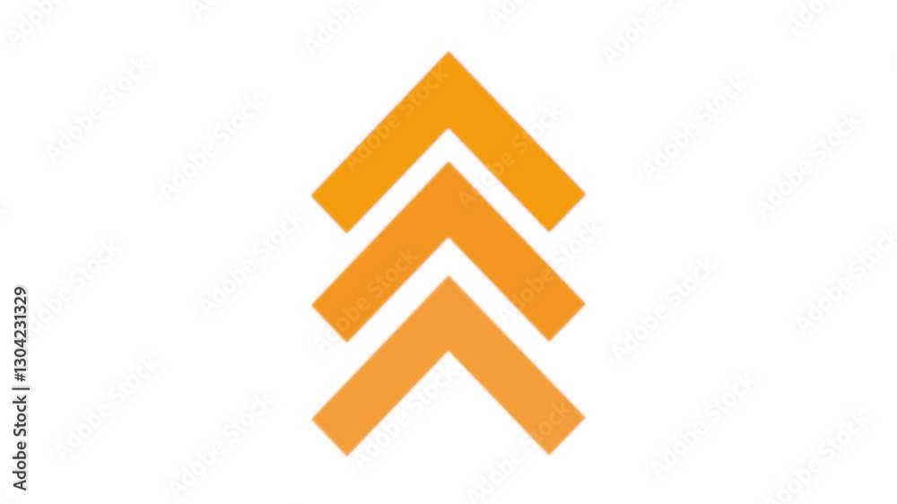 3d arrow icon swipe up animation. Up Directional Arrow Loop Animation ...