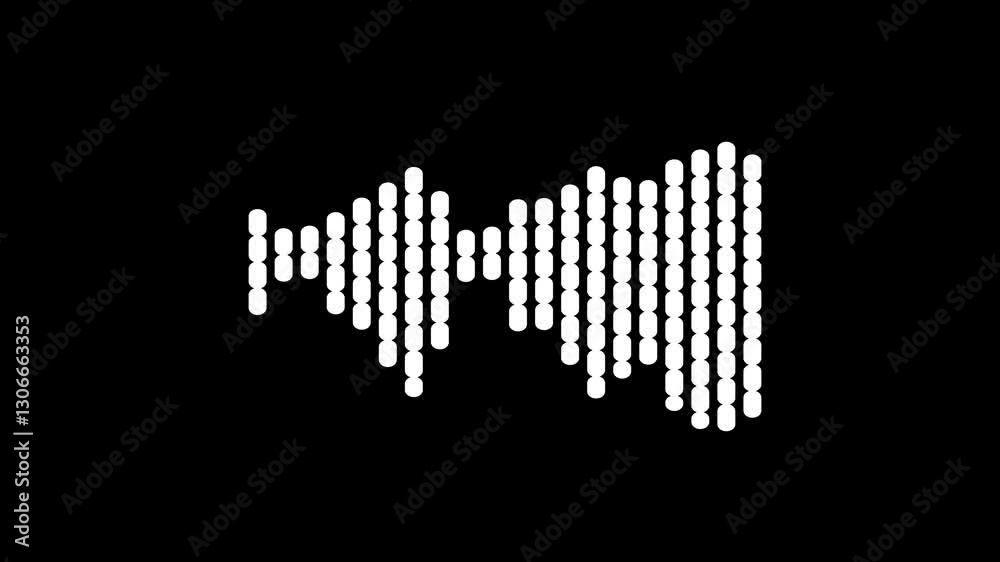 white line audio wave visualization voice record, sound wave audio wave ...
