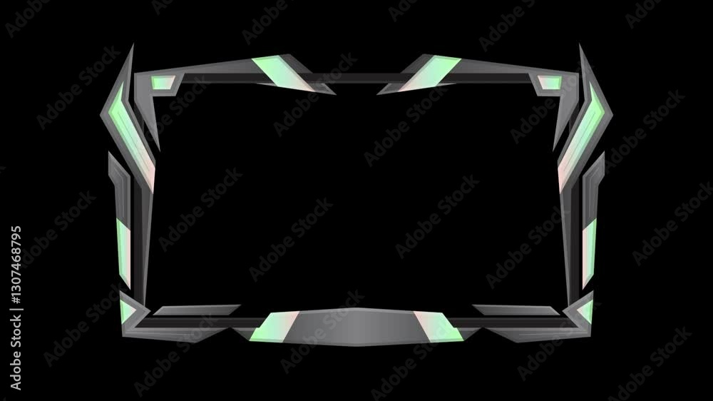 Stream Overlay twitch overlay Game Overlay transparent background Stock ...