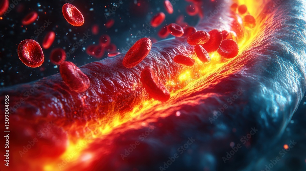 Photo & Art Print Exploration of arterial wall structure featuring ...