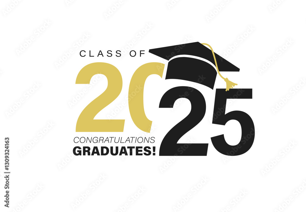 Poster Class of 2025 vector illustration – Wall Art | UkPosters