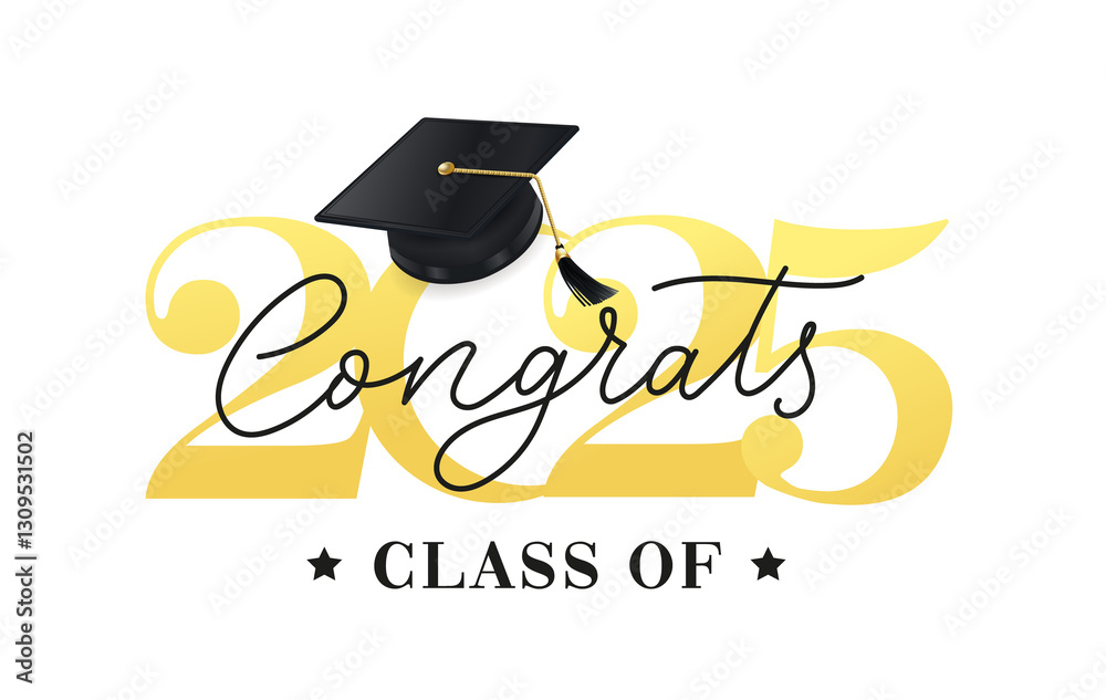 Poster Class of 2025 vector illustration – Wall Art | UkPosters