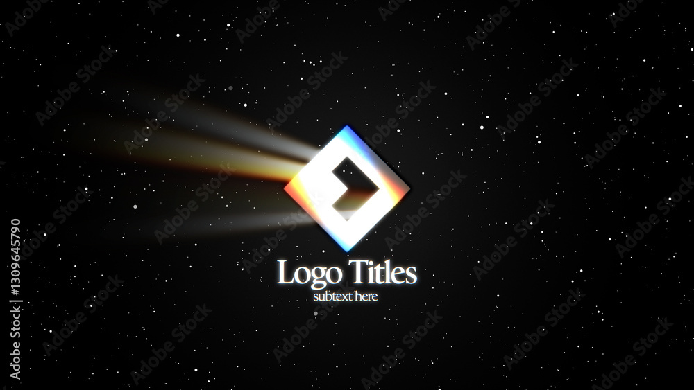 Cool Shine Logo Titles Stock Template | Adobe Stock